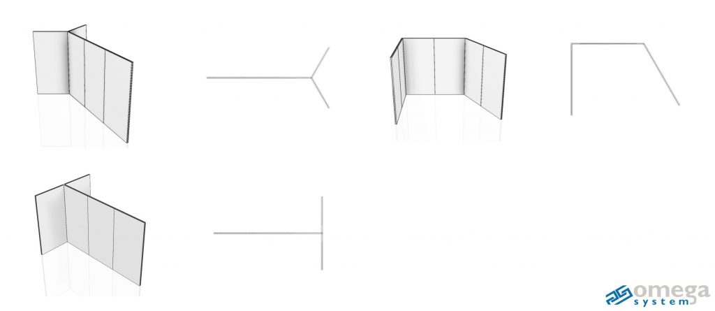 ścianki wystawiennicze QUBE Line - Omegasystem