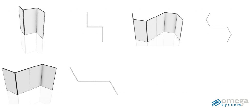 ścianki wystawiennicze QUBE Line - Omegasystem