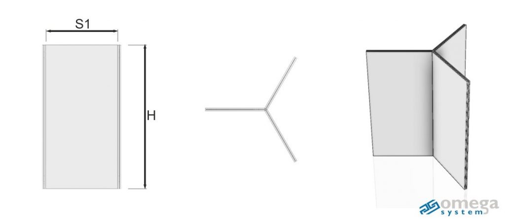 ścianki wystawiennicze QUBE Line - Omegasystem