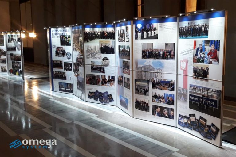 ścianki wystawiennicze QUBE Line - Omegasystem